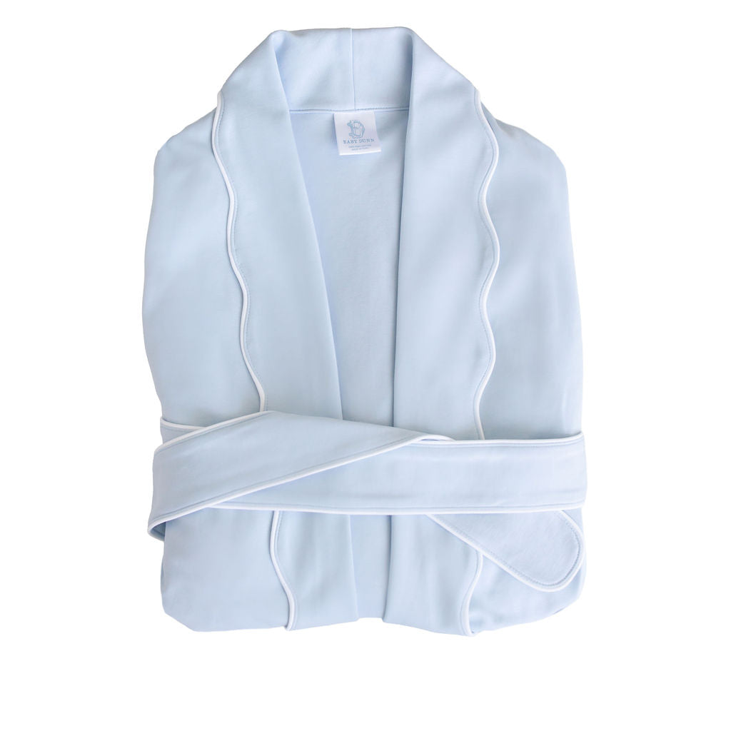 Blue Scalloped | Robe (Women's) (Pre-Order) – Baby Dunn